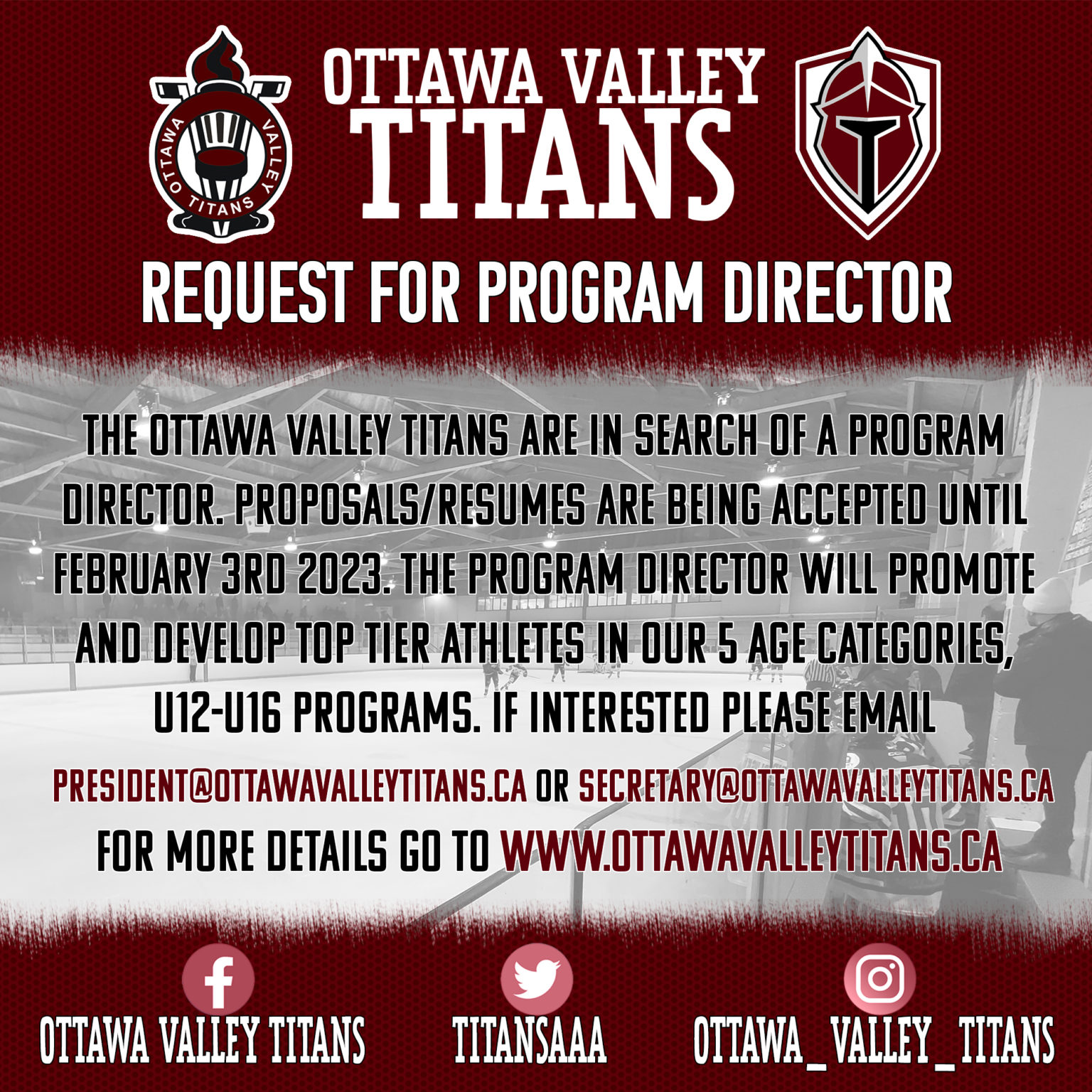 Program – Ottawa Valley Titans