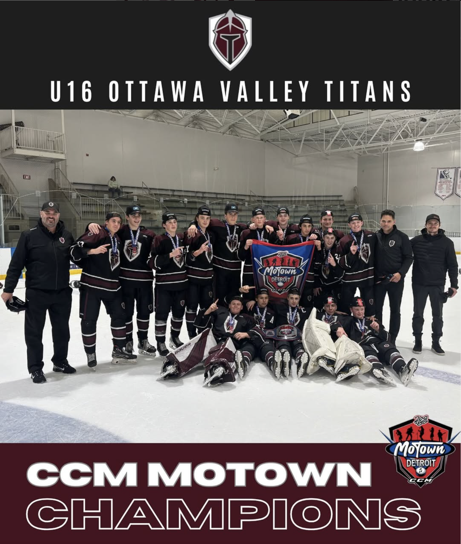 Titans Take Motown! U16 Champions! 🔥🏆 – Ottawa Valley Titans